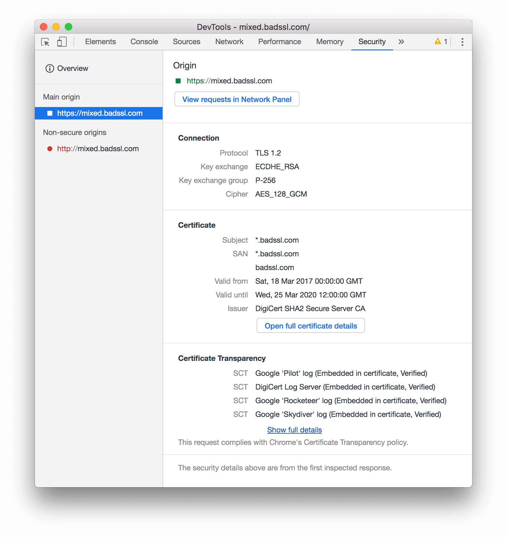 Security: Understand security issues | Chrome DevTools | Chrome for ...