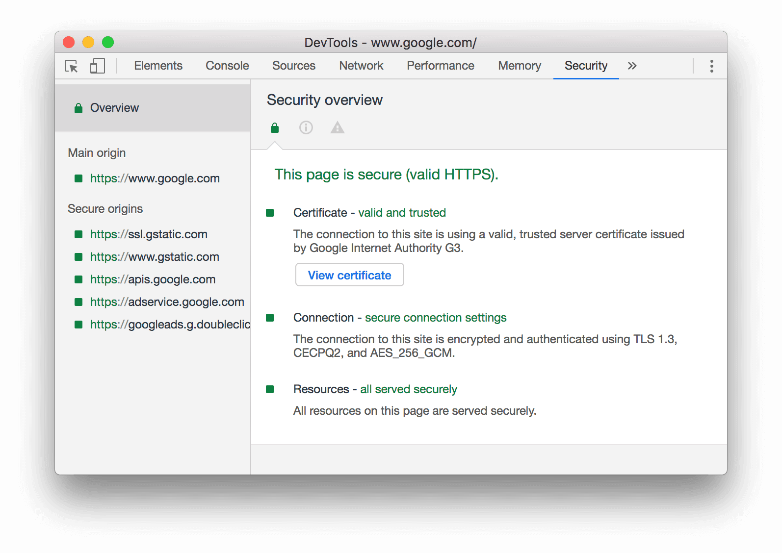 Security: Understand security issues | Chrome DevTools | Chrome for ...