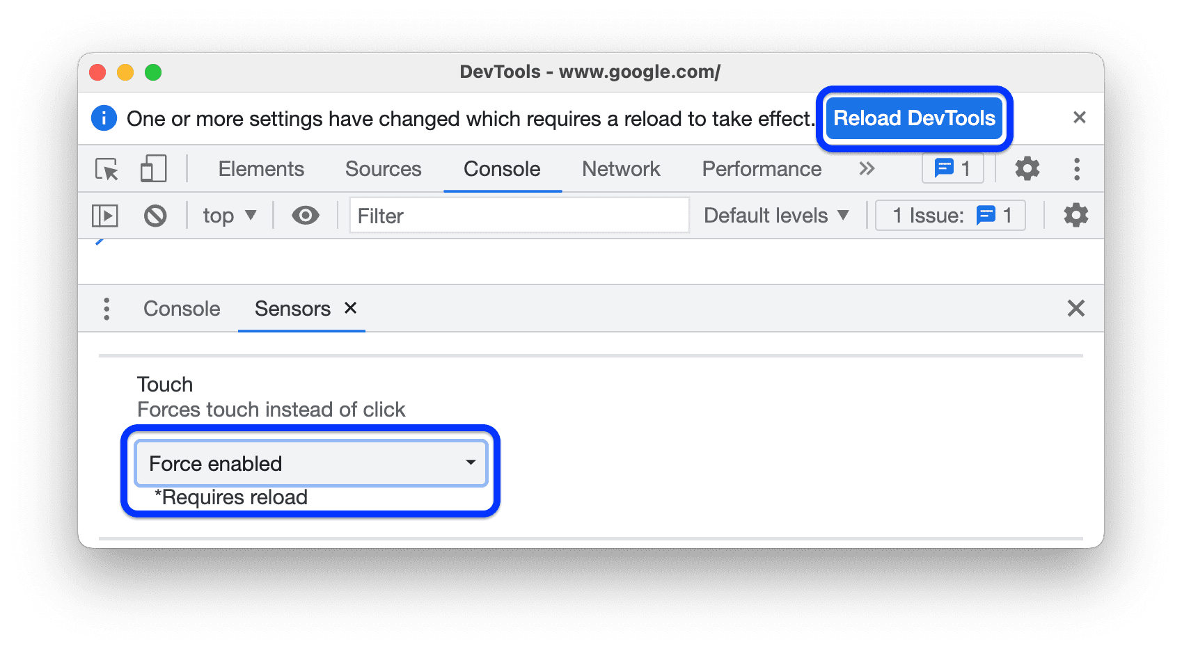 Sensores: Emular los sensores del dispositivo | Chrome DevTools | Chrome for Developers