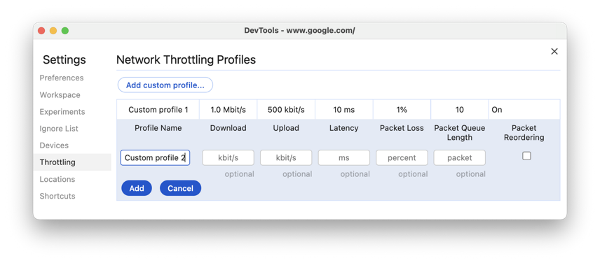 Throttling | Chrome DevTools | Chrome for Developers