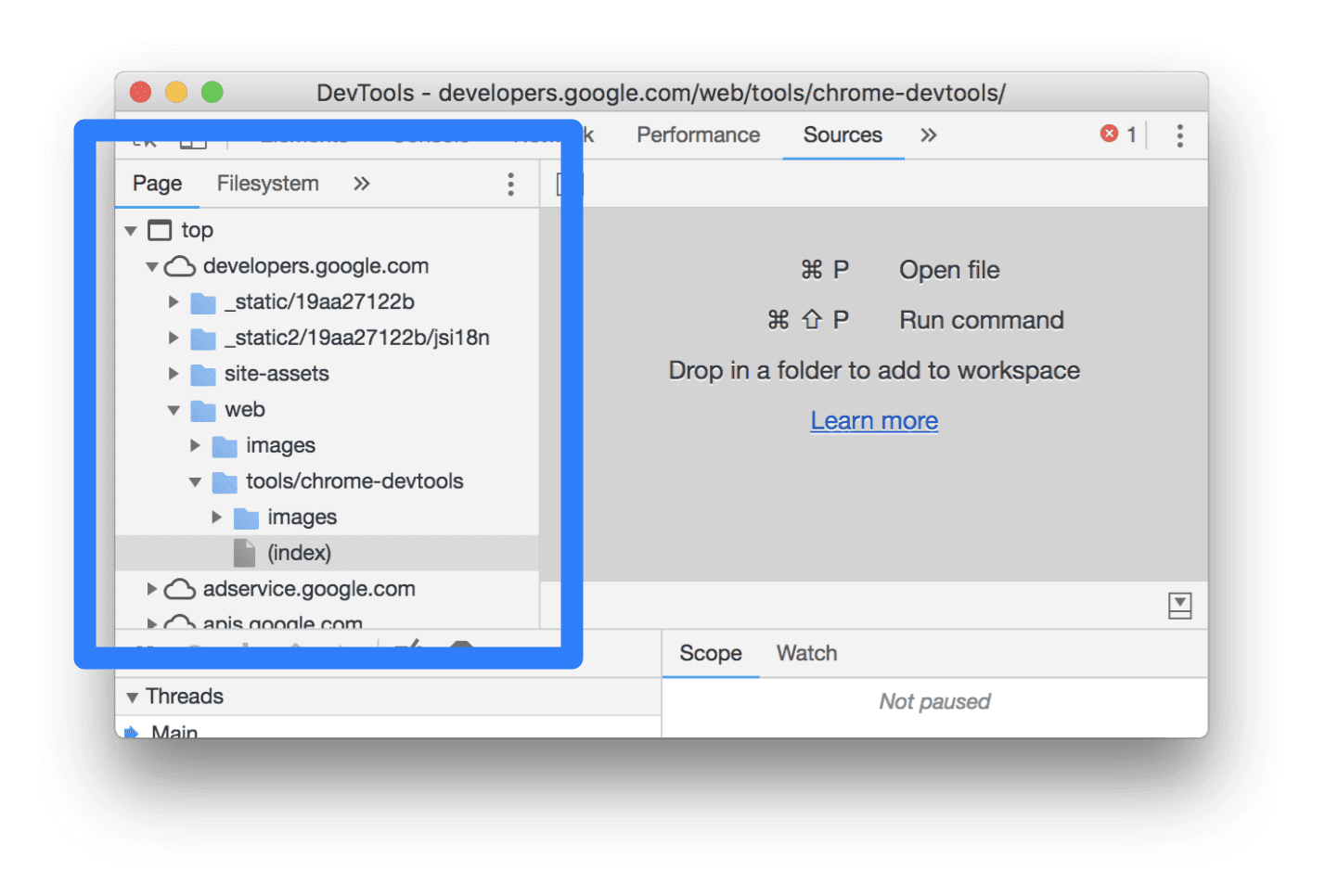 來源面板總覽 Chrome Devtools Chrome For Developers