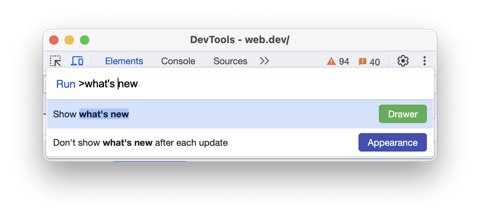 What's new overview | Chrome DevTools | Chrome for Developers