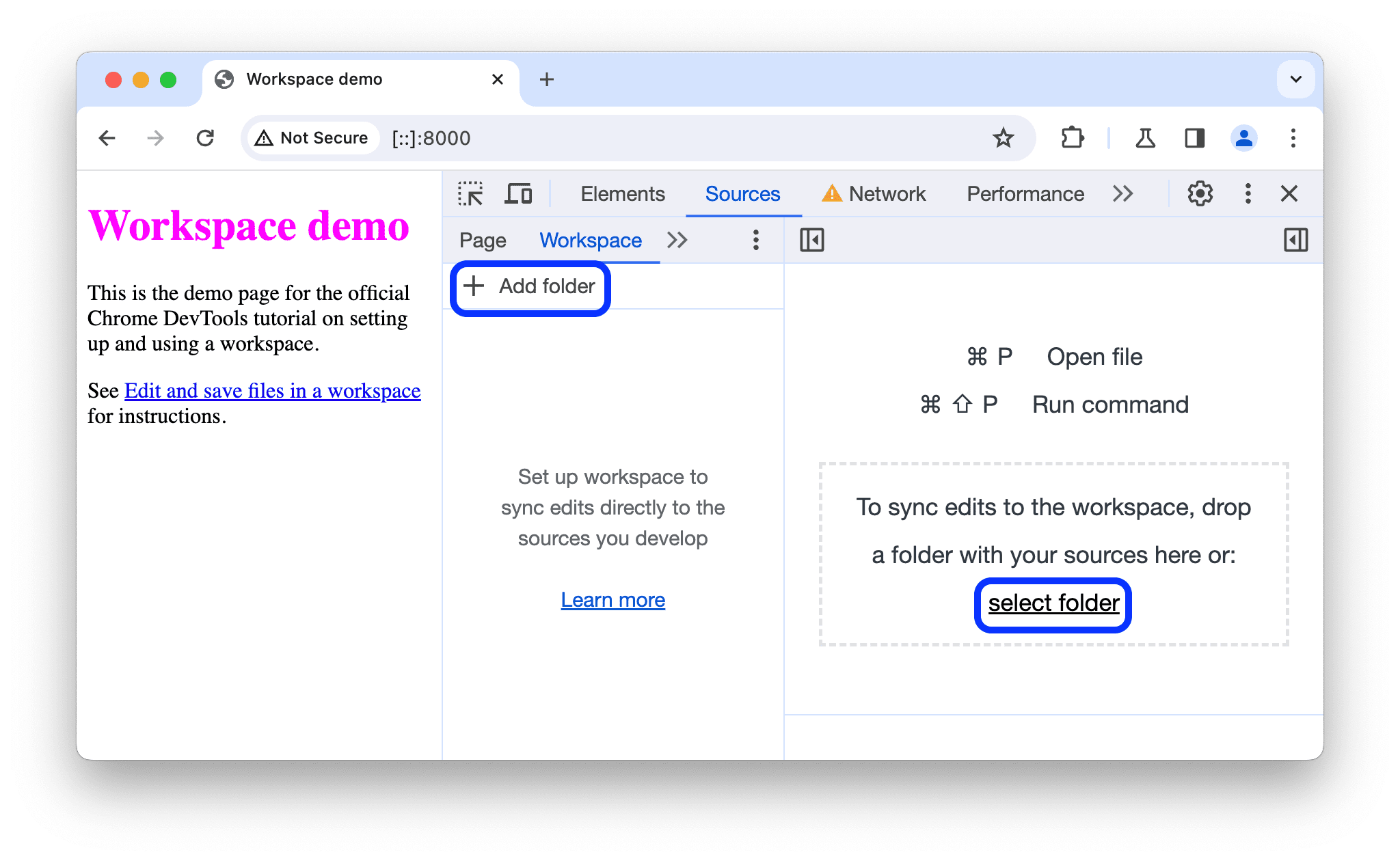Edit and save files in a workspace | Chrome DevTools | Chrome for Developers