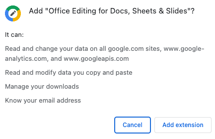 Permission warning guidelines | Chrome Extensions | Chrome for Developers