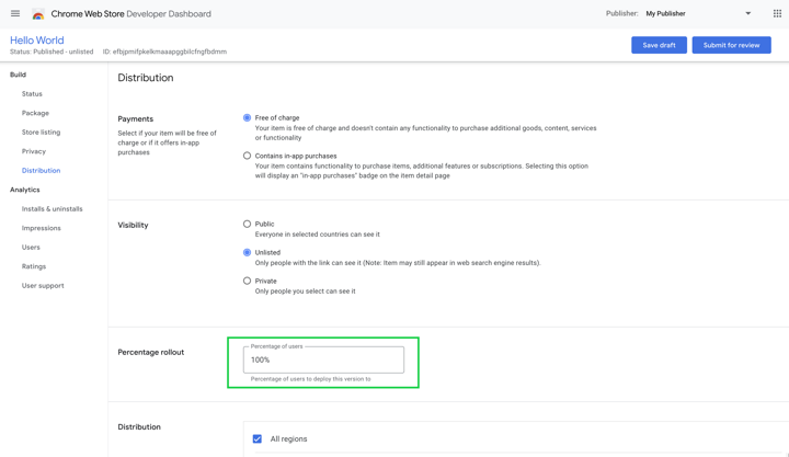 Publish your extension | Chrome Extensions | Chrome for Developers