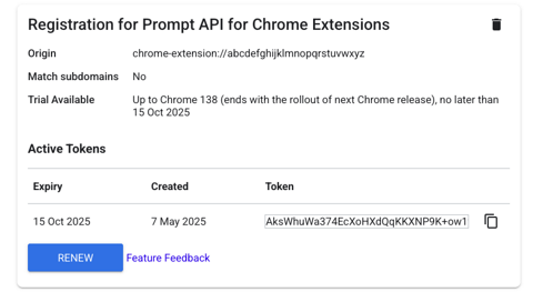 Register your extension for an origin trial | Chrome Extensions ...