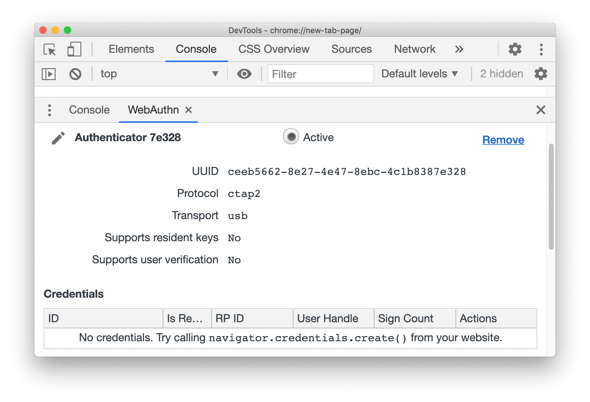 How we built the Chrome DevTools WebAuthn tab | Identity | Chrome for ...